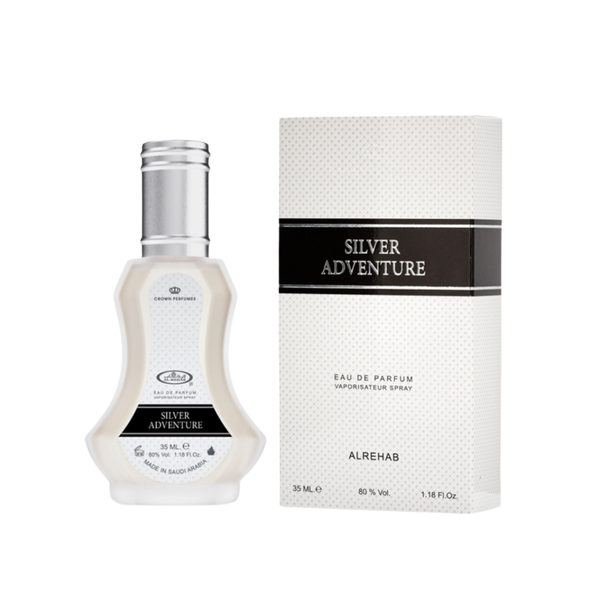 Purchase 35ml Silver Adventure Perfume by Alrehab Perfumes | Oud Avenue