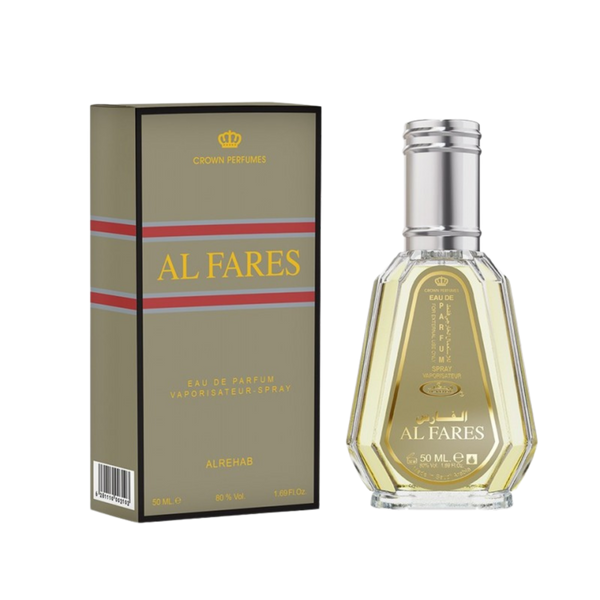 Purchase 50ml Al Fares Perfumes Online by Alrehab Perfumes | Oud Avenue